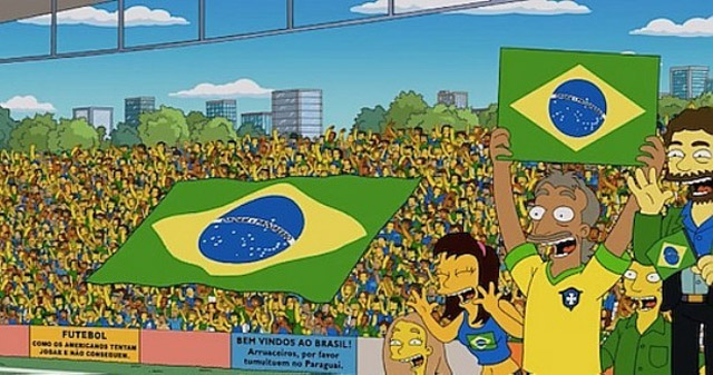Episódio dos Simpsons na Copa do Mundo no Brasil » Mantos do Futebol