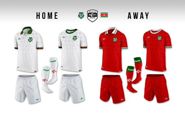 Camisas do Suriname 2015 Klupp » Mantos do Futebol