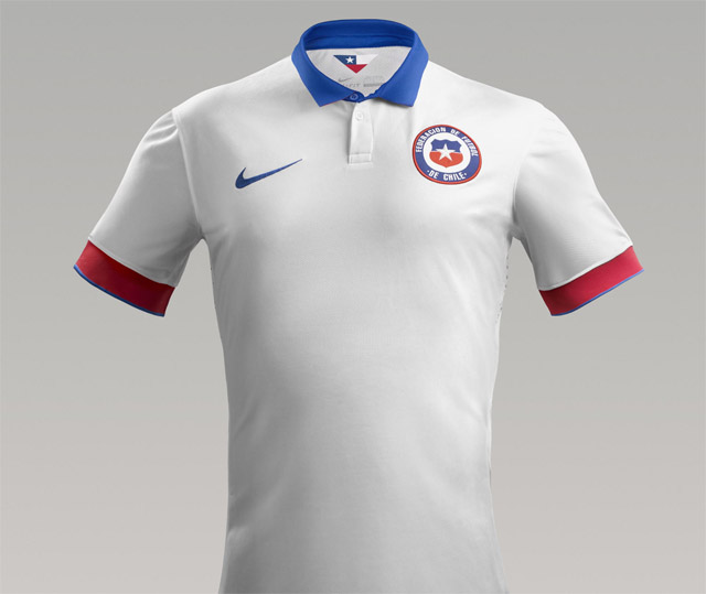 Camisas Do Chile 2015 2016 Nike Mantos Do Futebol