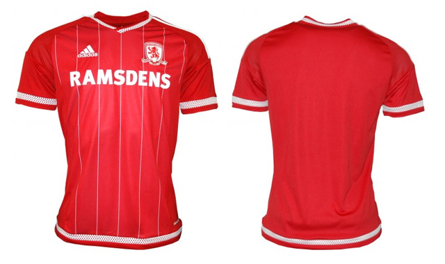 Camisas do Middlesbrough 2015-2016 Adidas » Mantos do Futebol