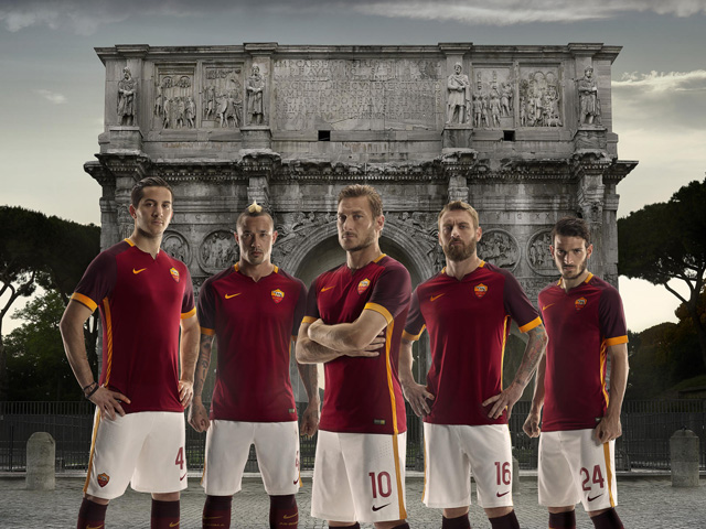 Camisas da Roma 2015-2016 Nike » Mantos do Futebol