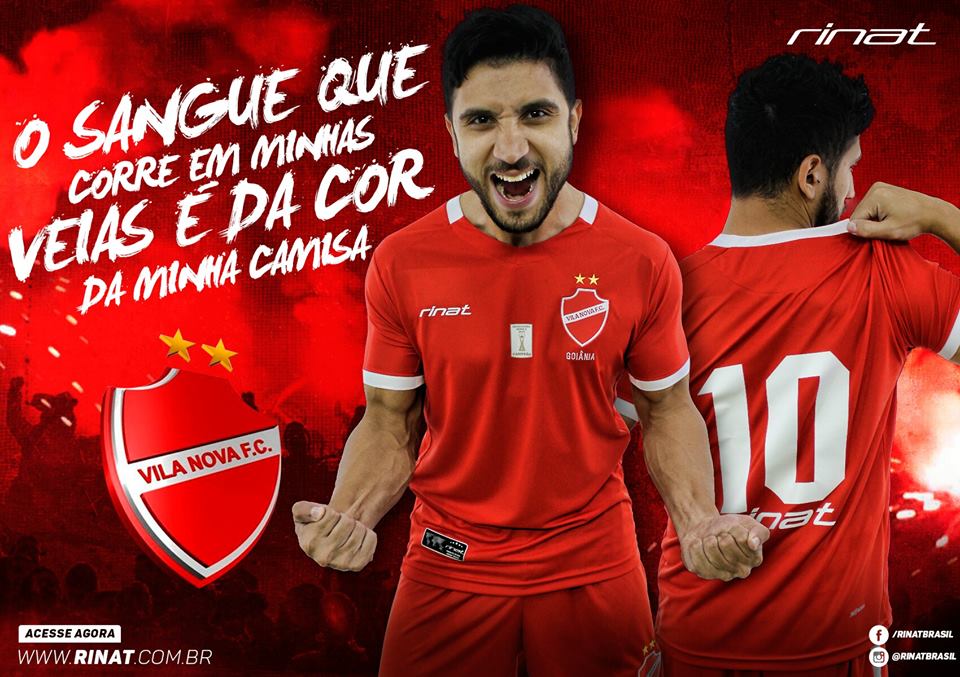 Camisas do Vila Nova-Go 2016 Rinat » Mantos do Futebol