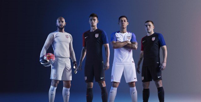 Camisas dos EUA 2016-2017 Nike Copa América Centenário » Mantos do Futebol