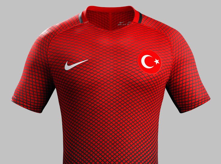 Camisas da Turquia 2016-2017 Nike Eurocopa » Mantos do Futebol