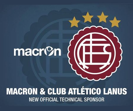 Macron assina com o Lanús » Mantos do Futebol