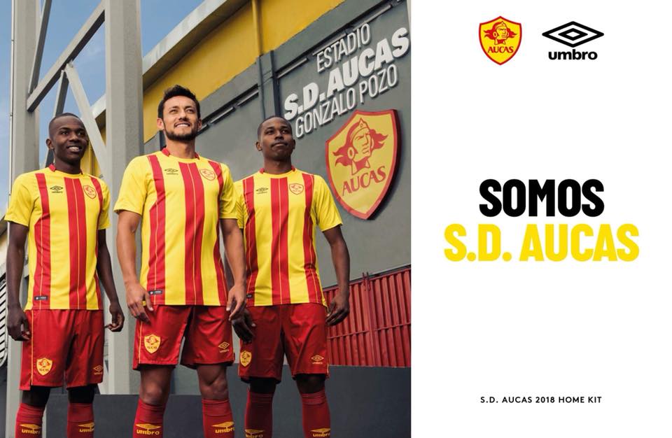 Novas camisas do SD Aucas 2018 Umbro | Mantos do Futebol