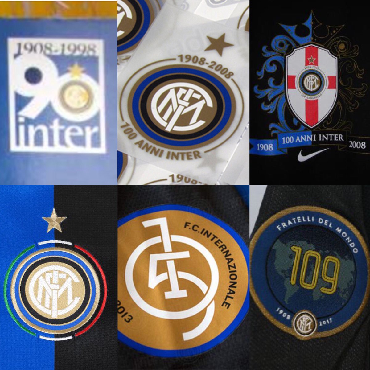 Símbolo de 110 anos da Inter de Milão » Mantos do Futebol