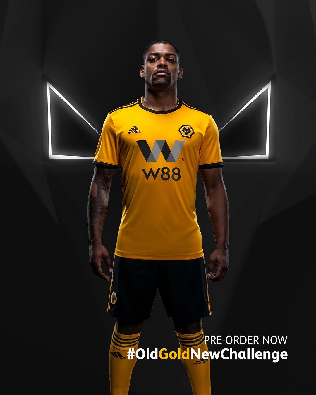 Novas camisas do Wolverhampton 2018-2019 Adidas | Mantos do Futebol