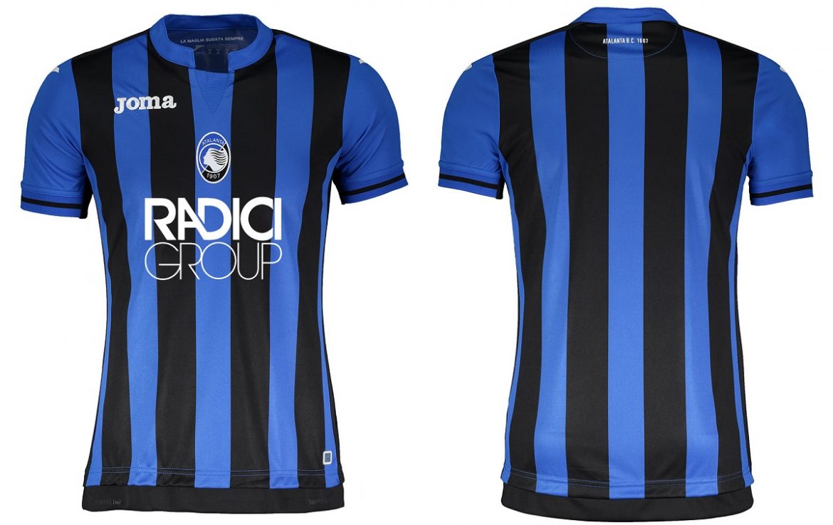 Novas camisas da Atalanta 2018-2019 Joma | Mantos do Futebol