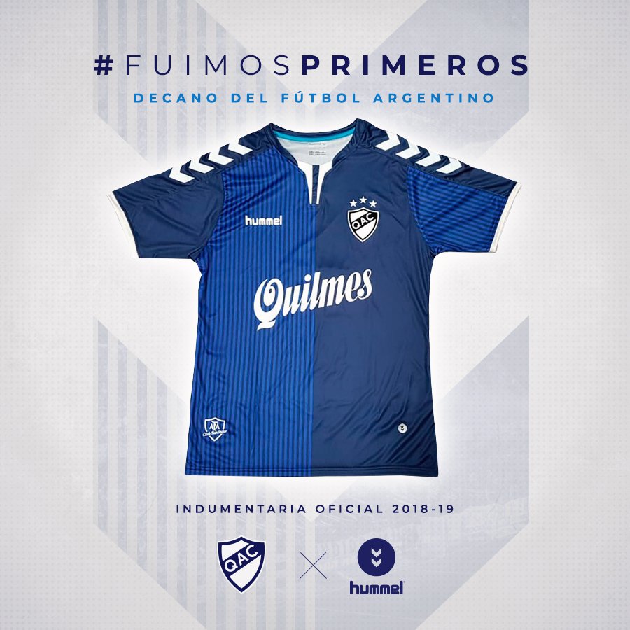 Novas camisas do Quilmes AC 2018-2019 Hummel | Mantos do Futebol