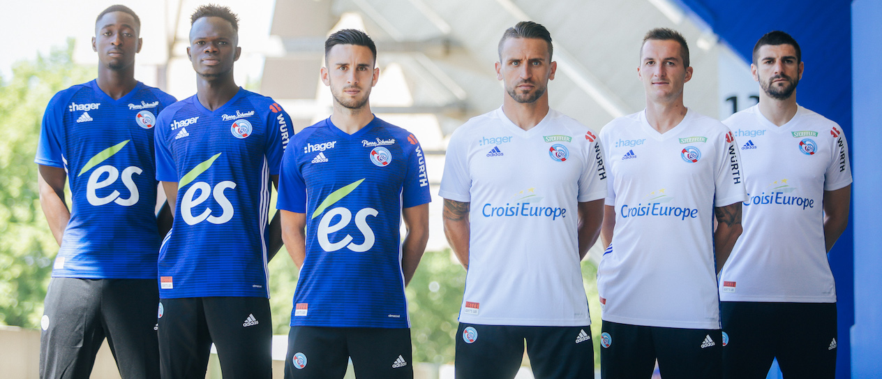 Novas camisas do Racing de Strasbourg 2018-2019 Adidas | Mantos do Futebol