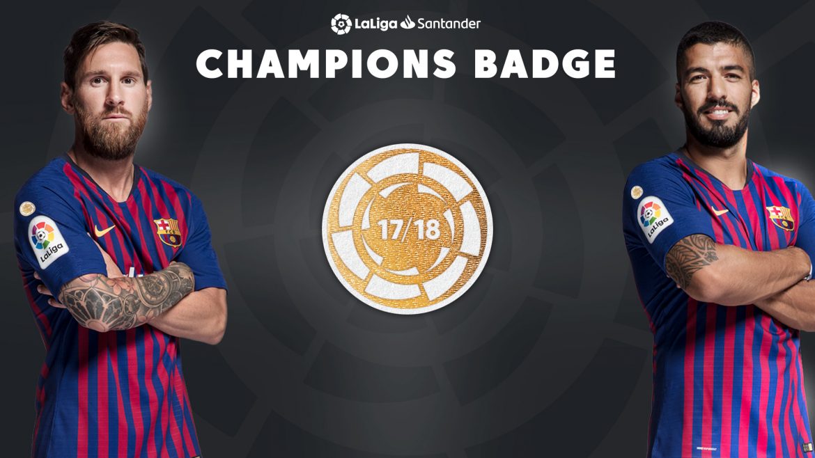 Barcelona estreará patch de campeão da La Liga » Mantos do Futebol