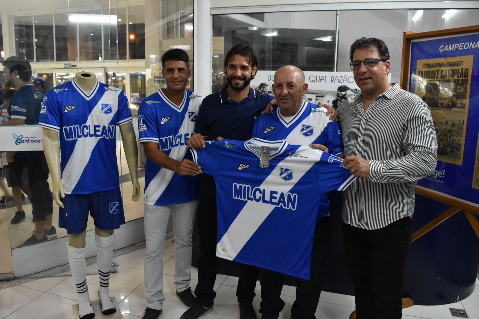 Novas camisas do EC Taubaté 2019 Kickball | Mantos do Futebol
