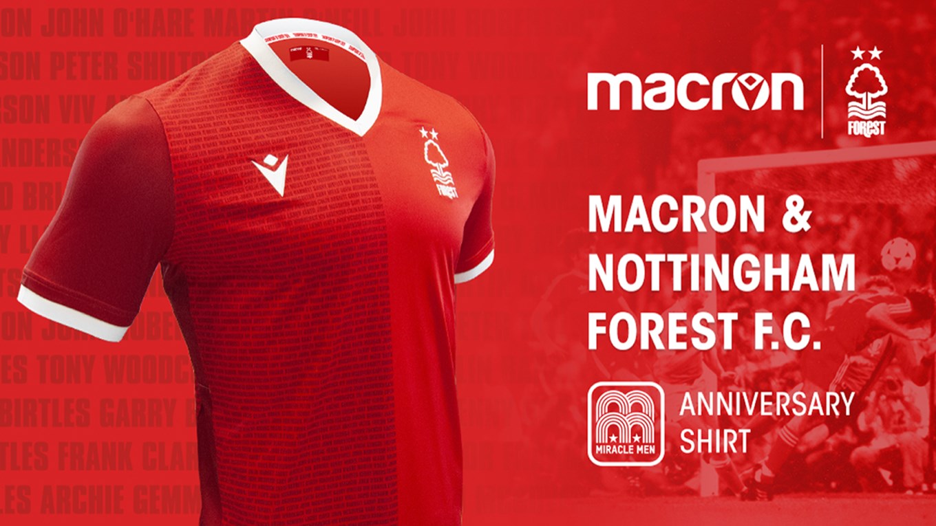Camisa "Celebration" do Nottingham Forest 2019 Macron » MDF