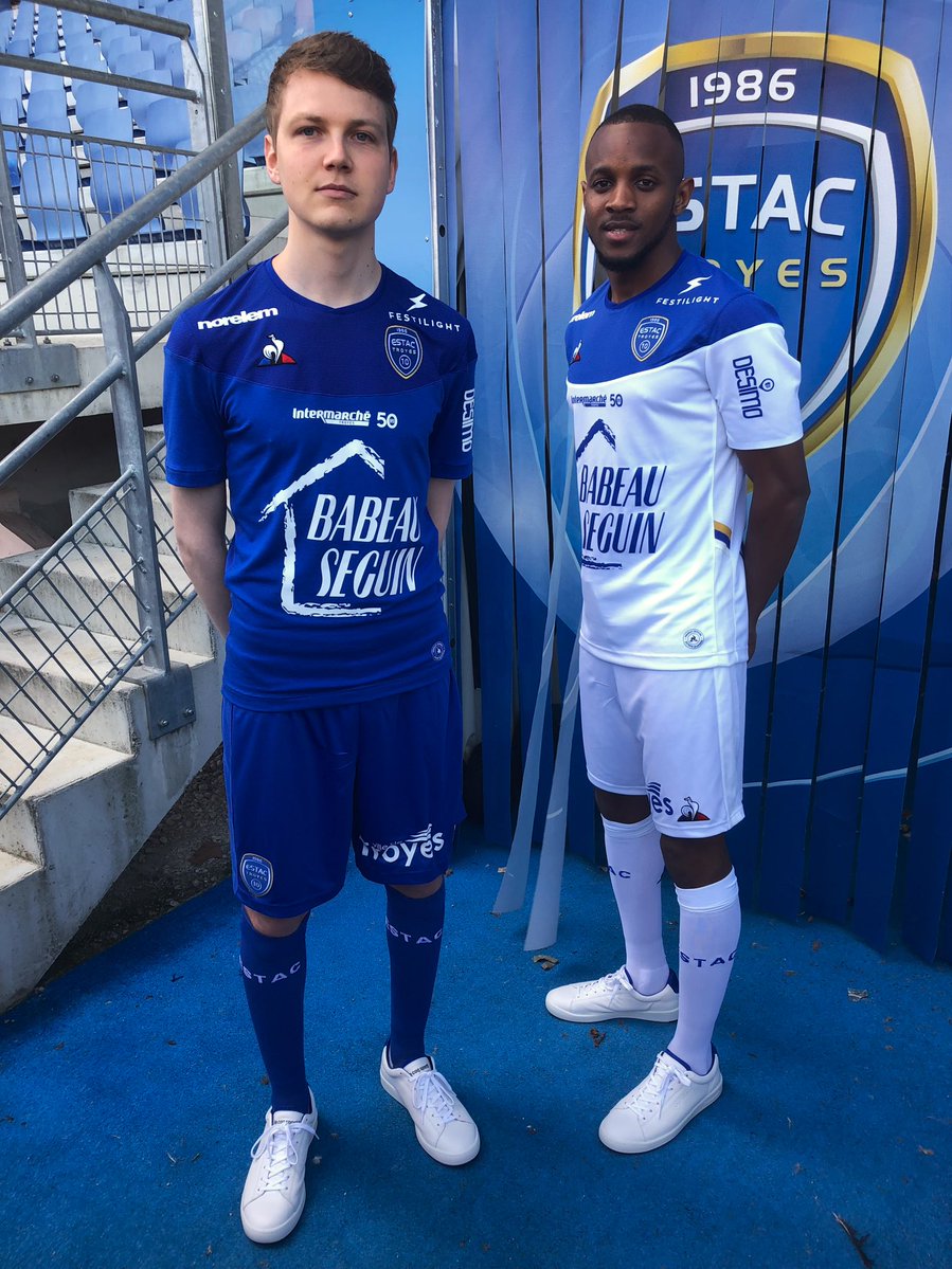 Novas camisas do ESTAC Troyes 2019-2020 Le Coq Sportif » MDF