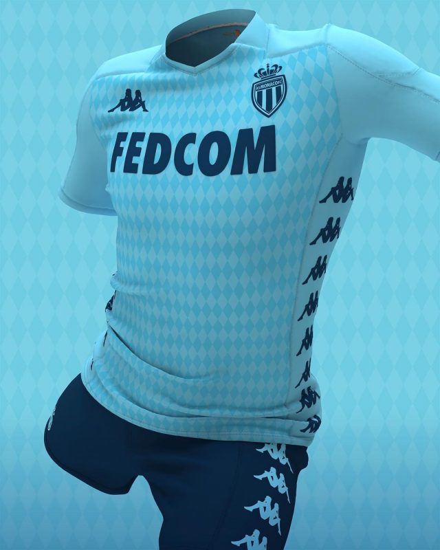 Novas camisas do AS Monaco 2019-2020 Kappa | Mantos do Futebol