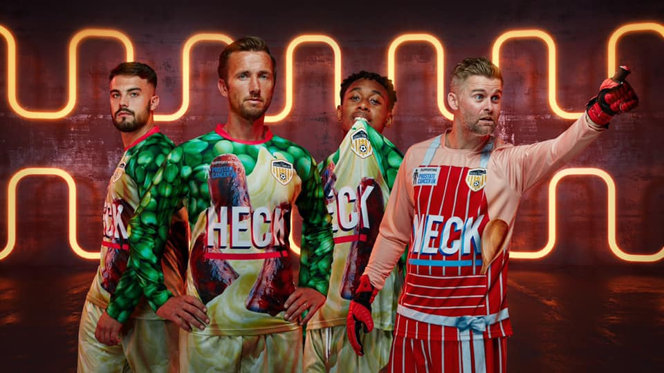 Camisa salsichas, ervilhas e purê de batata do Bedale AFC 2019-2020 | MDF