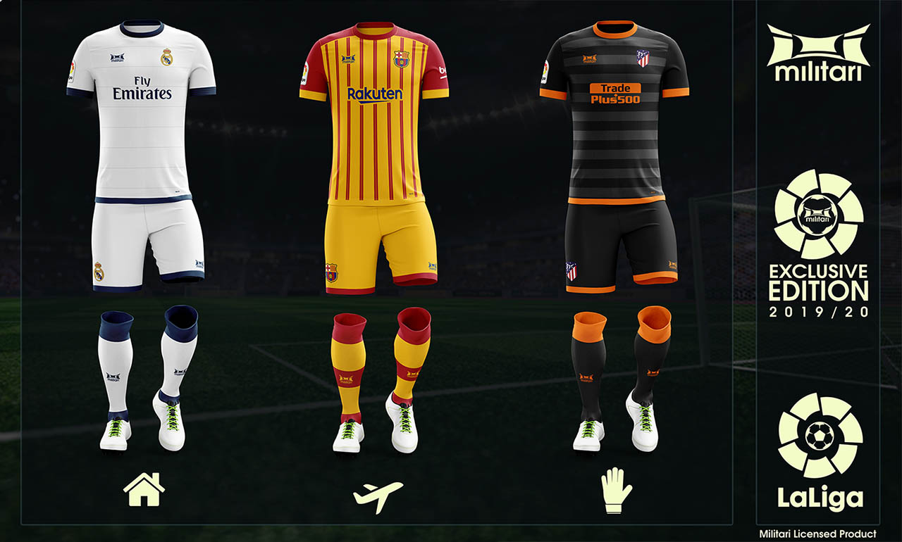 Leitor MDF: Camisas da La Liga 2019-2020 (Militari Design)