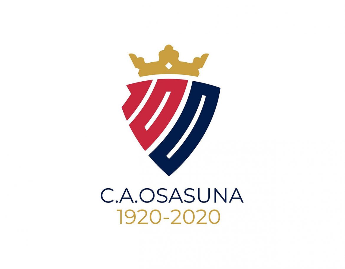 1920-2020: Osasuna lança logo para seu centenário » Mantos do Futebol