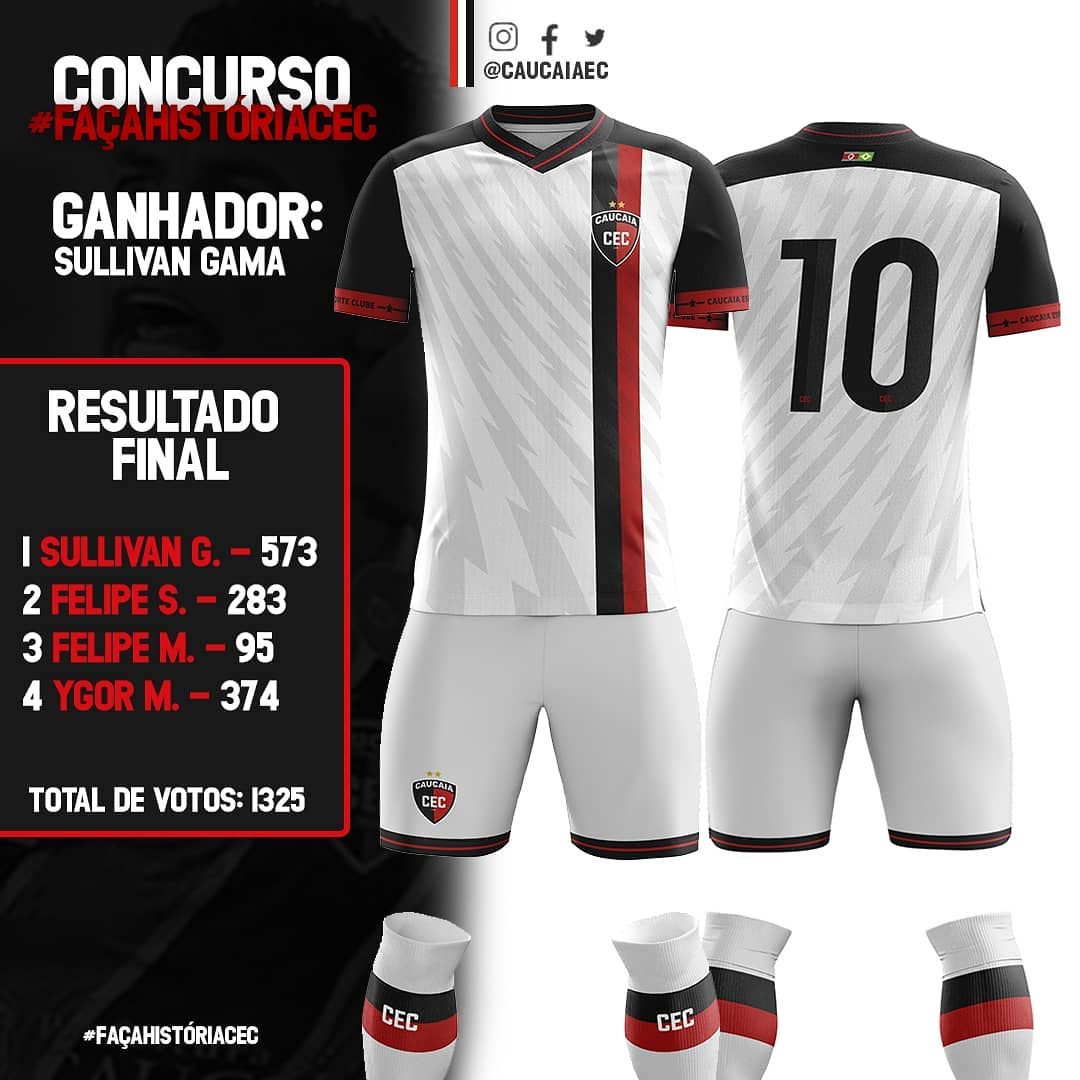 Novas camisas do Caucaia EC 2020 Raposa » Mantos do Futebol