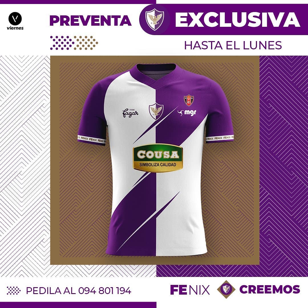 Novas camisas do CA Fénix 2020 MGR Sport » Mantos do Futebol