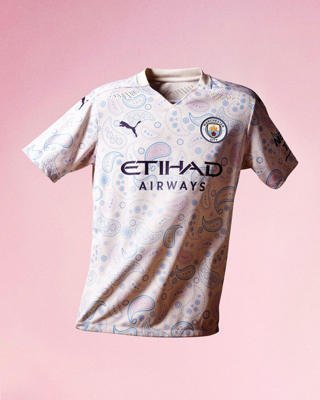 Paisley: Terceira camisa do Manchester City 2020-2021 PUMA » MDF