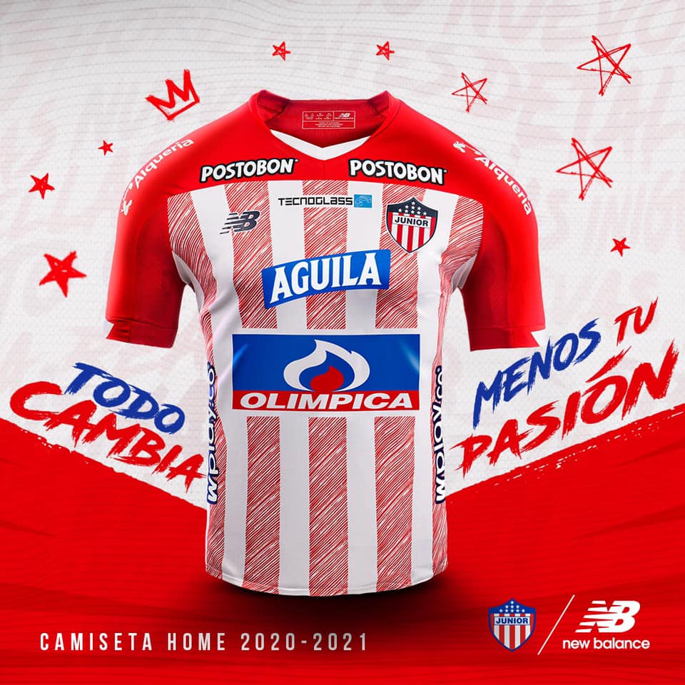Novas camisas do Junior Barranquilla 2020-2021 New Balance » MDF