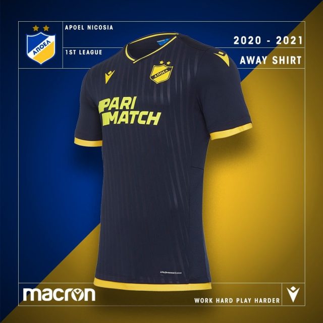Novas camisas do APOEL FC 2020-2021 Macron » Mantos do Futebol