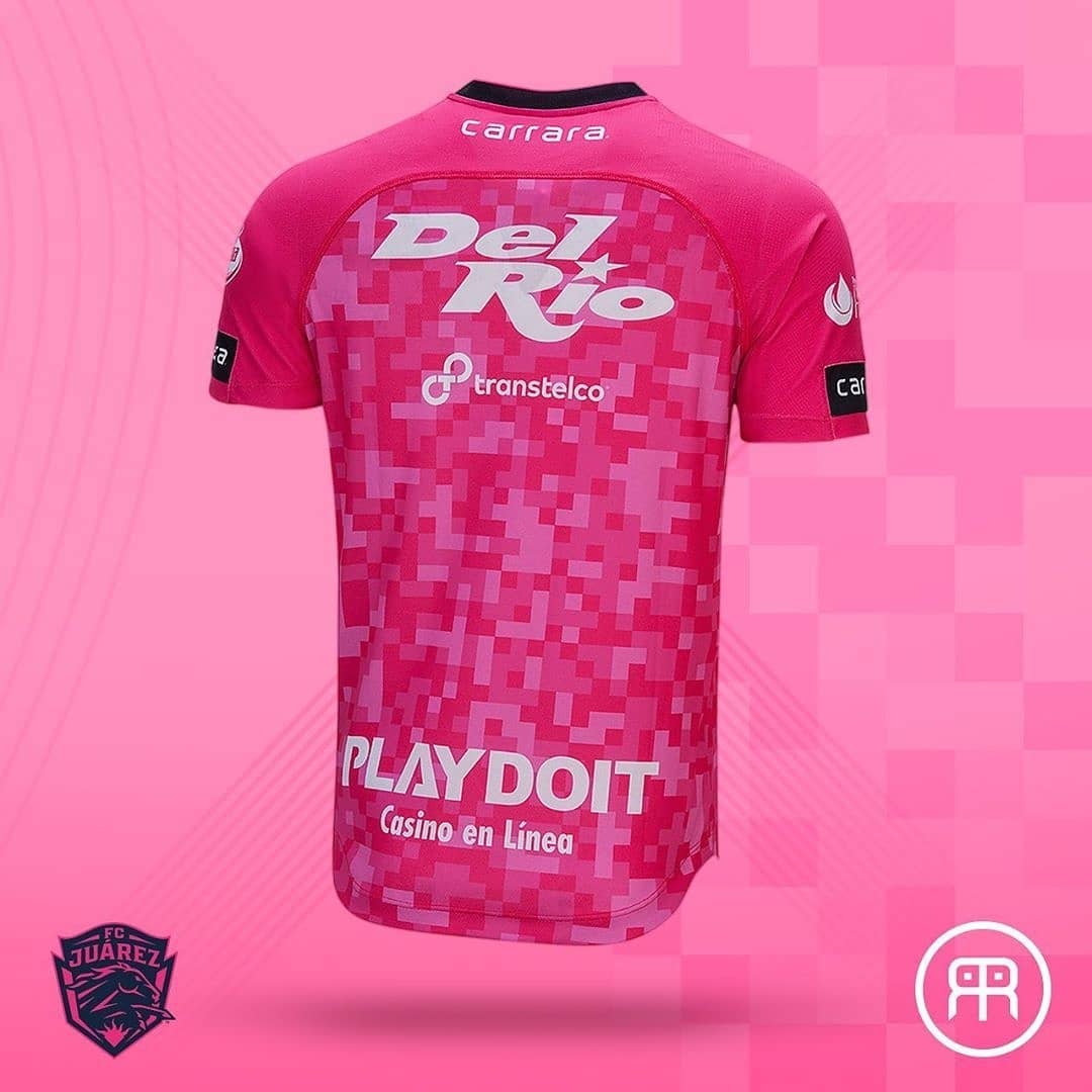 Camisa "Outubro Rosa" do FC Juárez 2020 Carrara » Mantos do Futebol