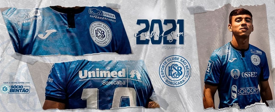 Novas camisas do EC São Bento 2021 JOMA » Mantos do Futebol