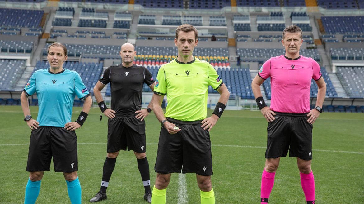Macron lança novos uniformes dos árbitros para a Euro 2020 » MDF
