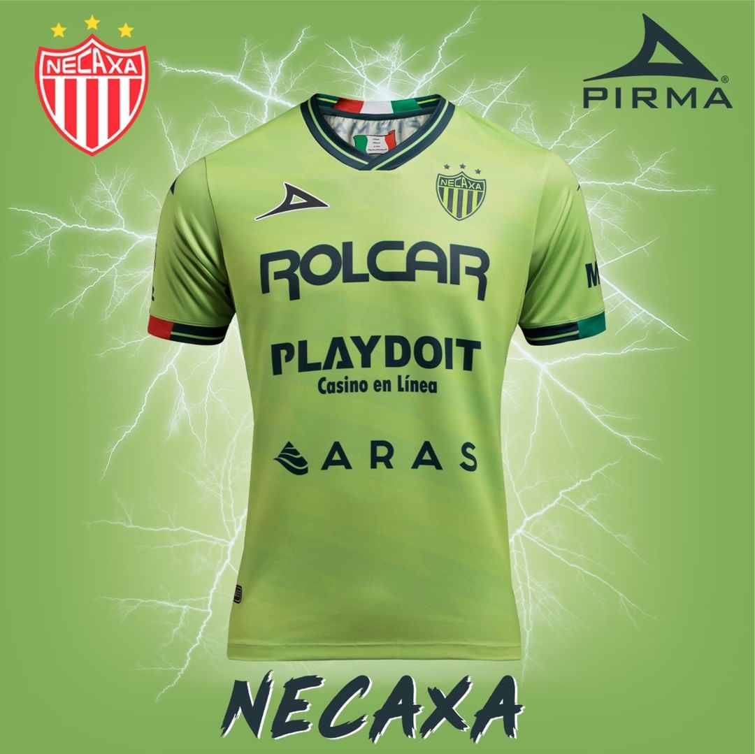 Nova terceira camisa do Necaxa 2021-2022 Pirma » Mantos do Futebol