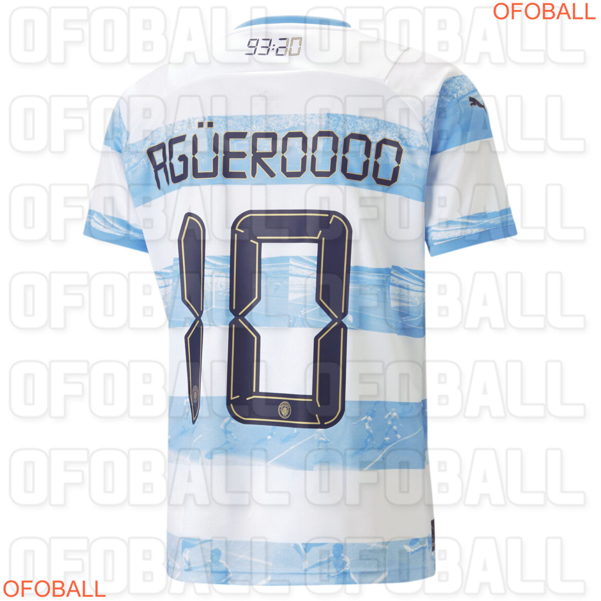 93:20: Manchester City e PUMA preparam camisa em homenagem a Kun Agüero ...