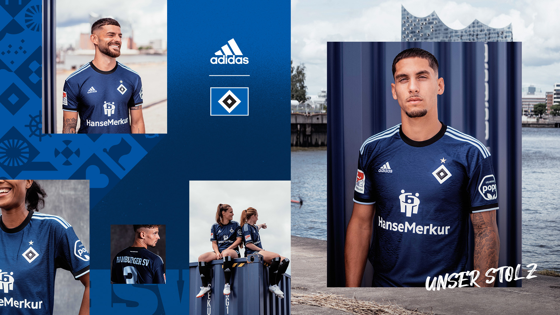 Nova camisa reserva do Hamburgo SV 2022-2023 Adidas » MDF