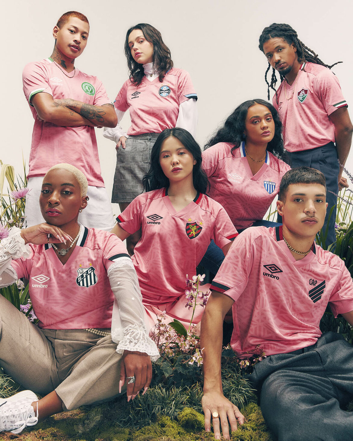 Umbro lança camisas Outubro Rosa 2022 para seus times patrocinados » MDF