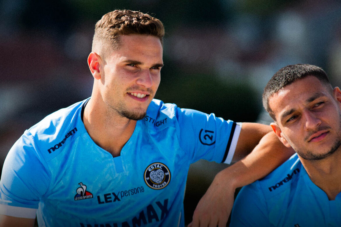 Nova terceira camisa do ESTAC Troyes 2022-2023 Le Coq Sportif