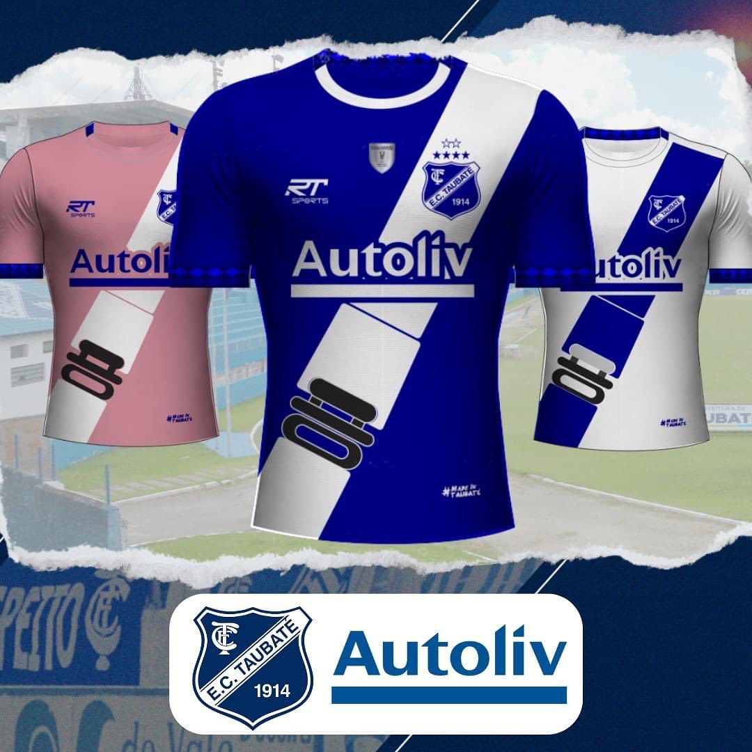 Nova camisa titular do EC Taubaté 2023 RT Sports » MDF