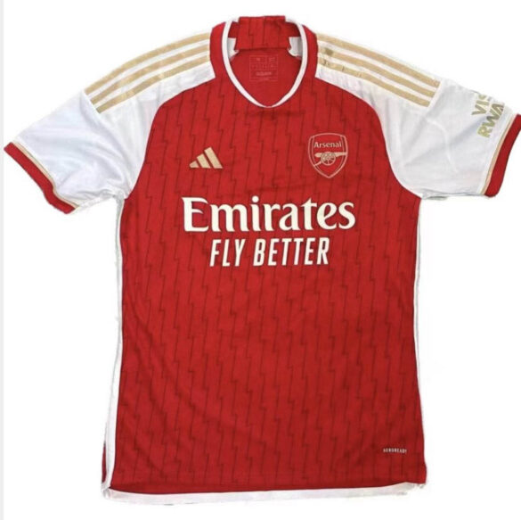 Camisa titular do Arsenal 2023-2024 tem imagens vazadas » Mantos do Futebol