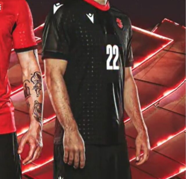 Novas camisas da Geórgia 2023 Macron » Mantos do Futebol