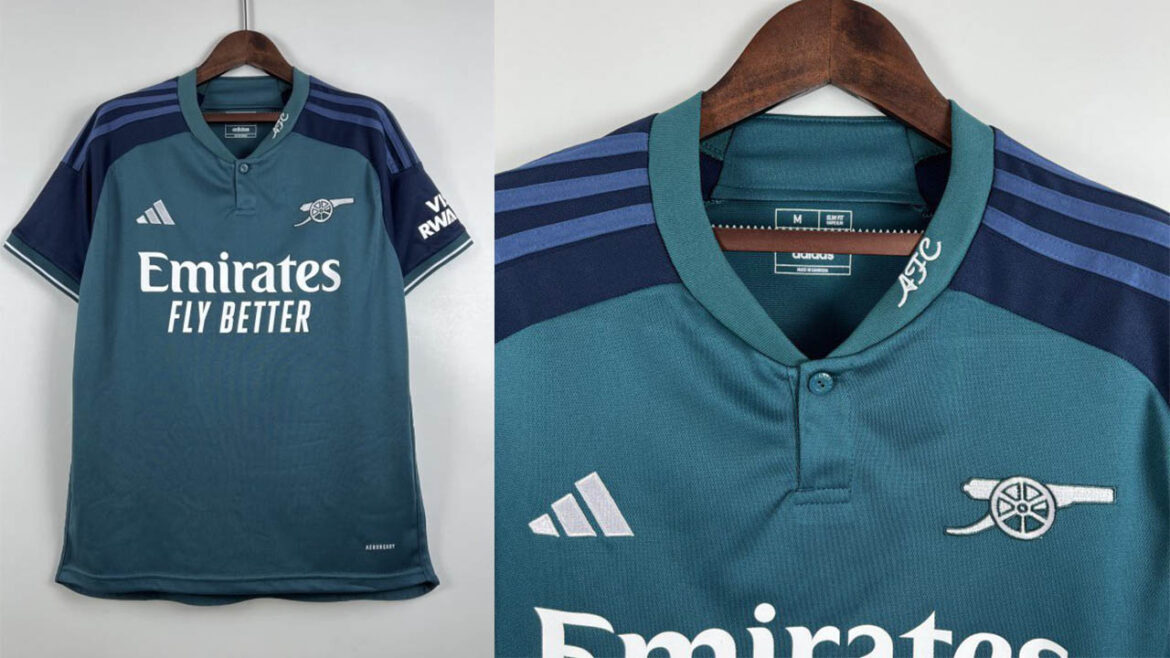 Terceira camisa do Arsenal 2023-2024 tem imagens vazadas » Mantos do ...