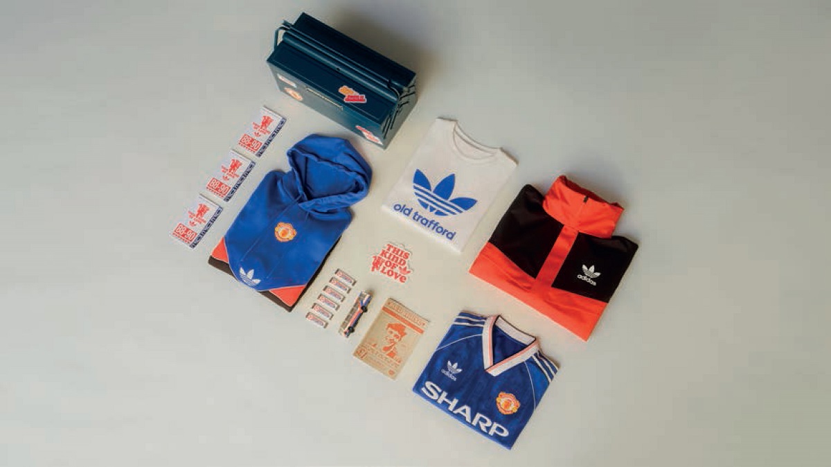 Nova coleção retrô do Manchester United 1988/90 Adidas Originals