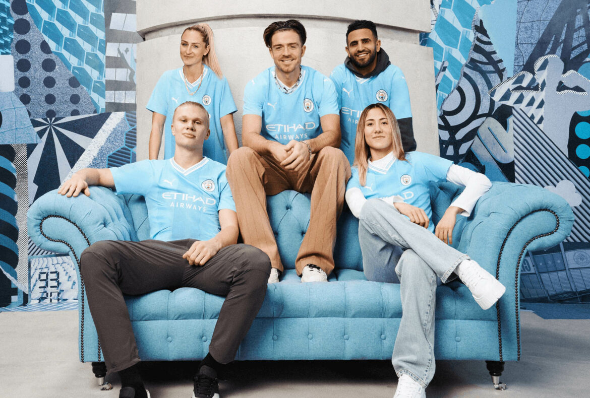 Nova camisa titular do Manchester City 2023-2024 PUMA » MDF