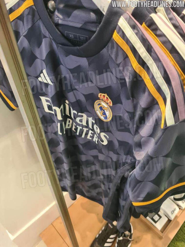 Camisa reserva do Real Madrid 2023-2024 tem imagens vazadas » Mantos do Futebol