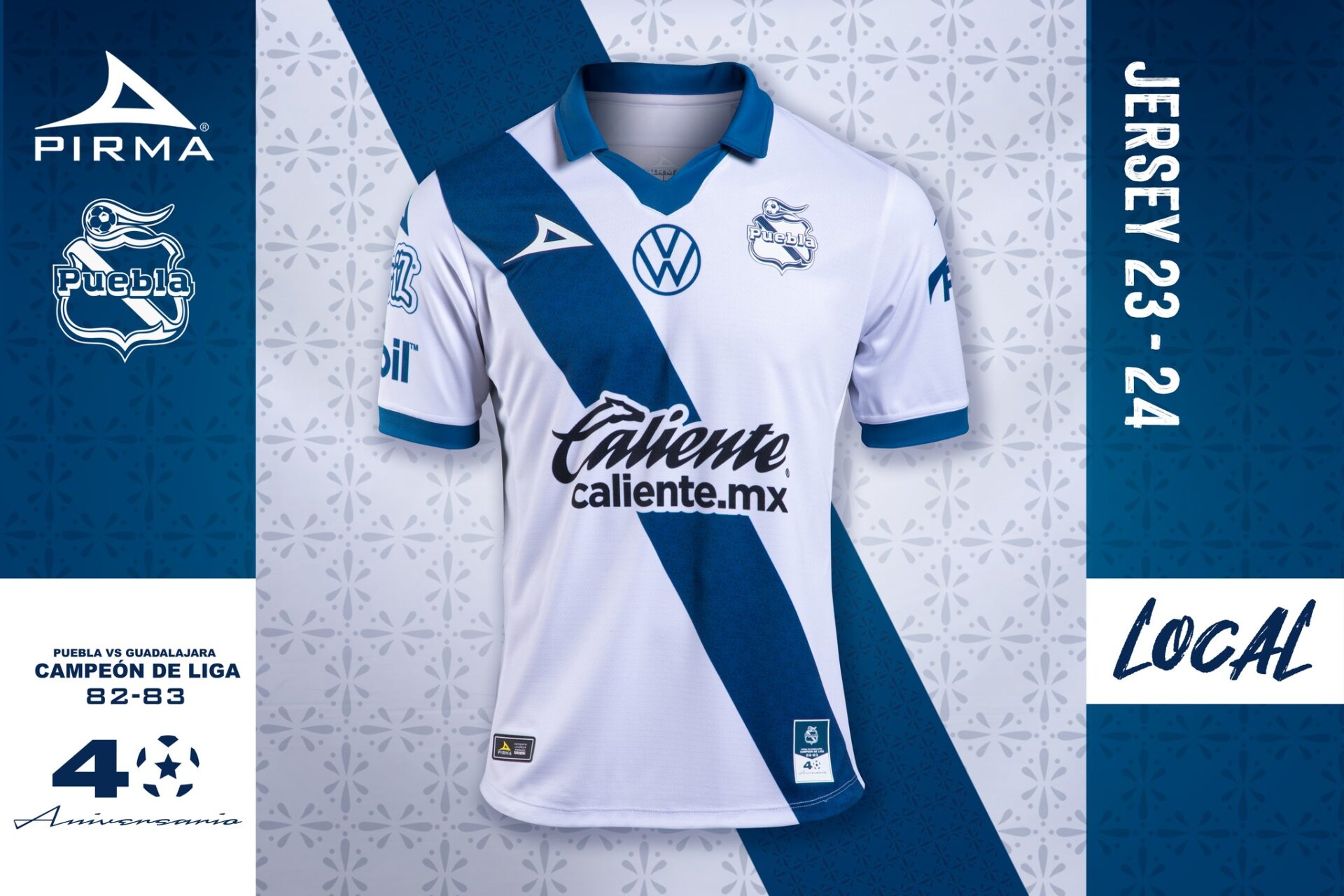 Novas camisas do Puebla 2023-2024 Pirma » Mantos do Futebol