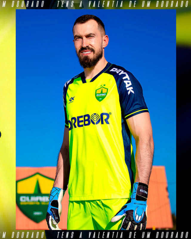 Nova camisa do Cuiabá EC 2023-2024 Dourado » MDF