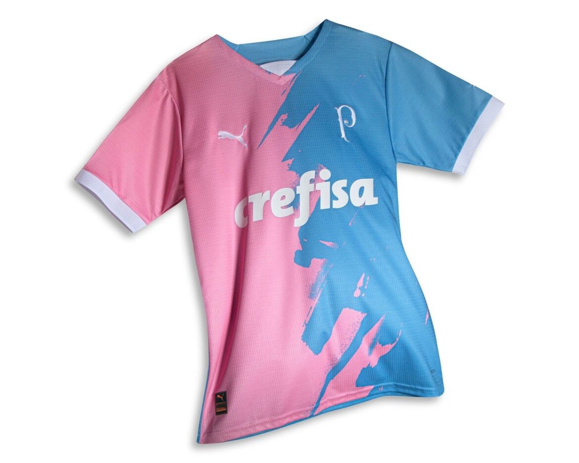 Palmeiras e PUMA lançam camisas para o Outubro Rosa e Novembro Azul ...