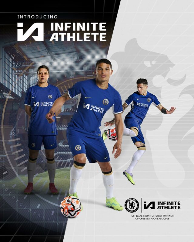 Infinite Athlete é o novo patrocinador máster do Chelsea FC para 2023-2024 » Mantos do Futebol