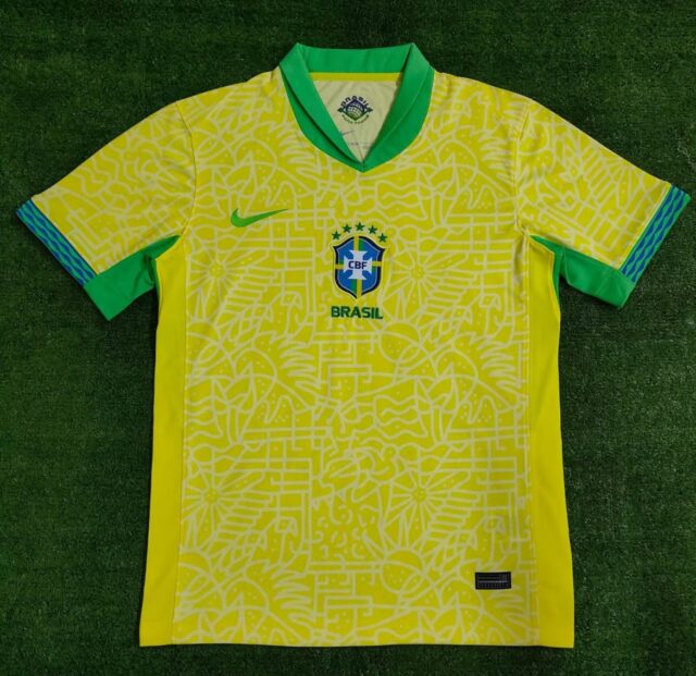 Camisa do Brasil 2024-2025 terá de volta escudo centralizado » MDF