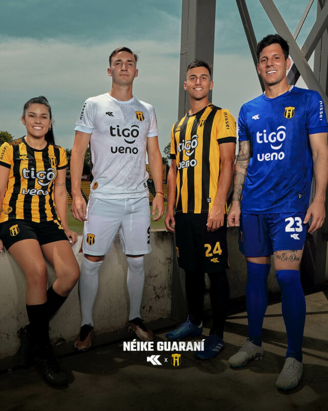 Novas camisas do Club Guaraní 2024 Kyrios » Mantos do Futebol
