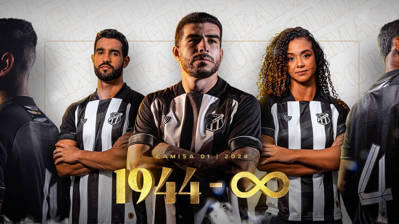 Nova camisa titular do Ceará SC 2024-2025 Vozão » MDF